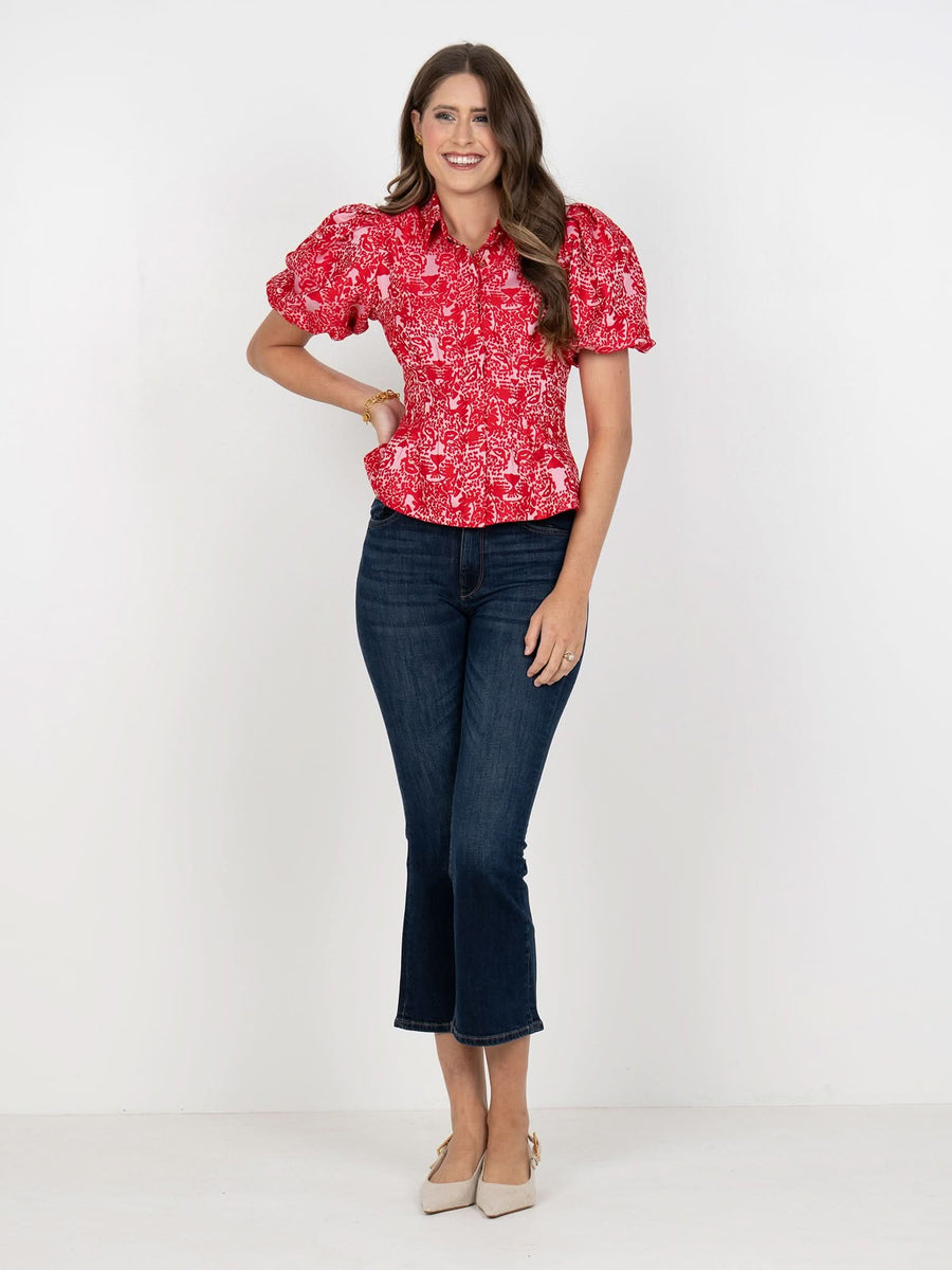Britt Top in Cheeky Cheetah – Emily McCarthy