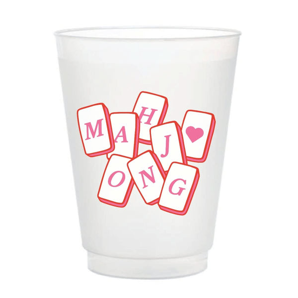 Mahjong Frosted Cups – Emily McCarthy