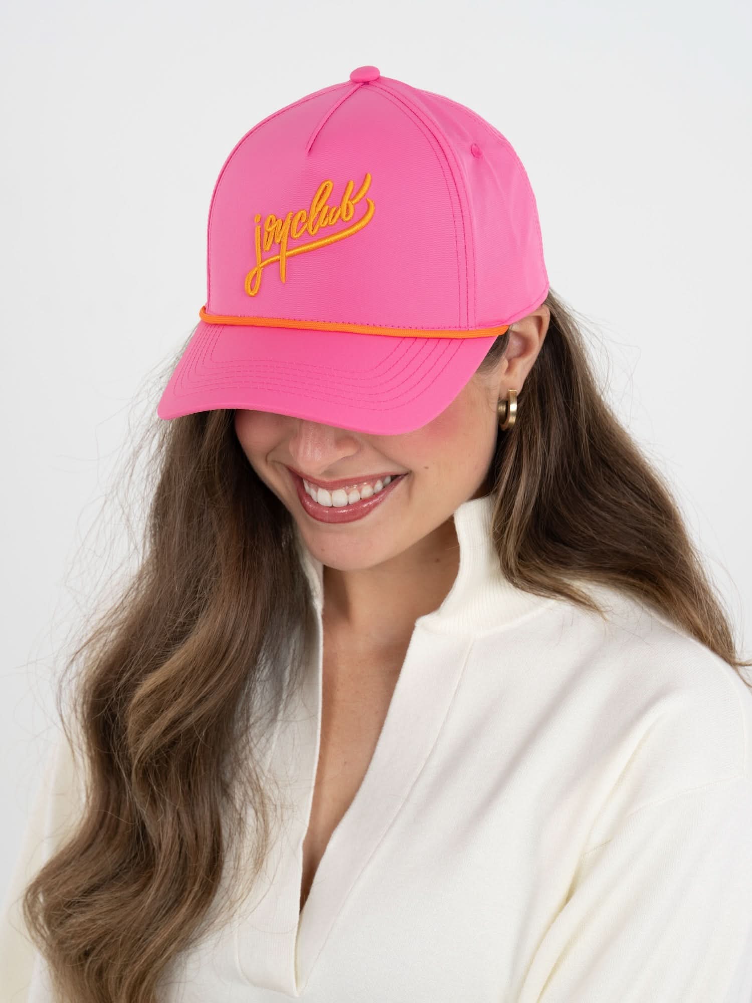 Joy Club Hat in Rose – Emily McCarthy