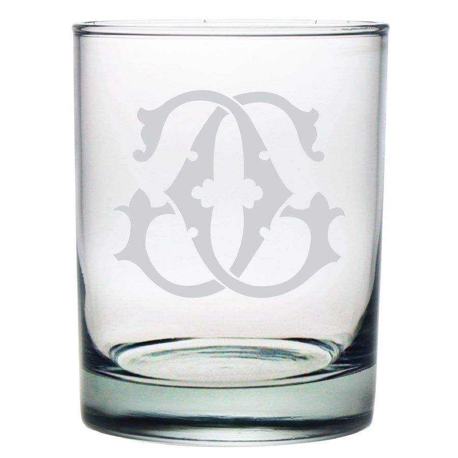 1-Letter Monogrammed Lowball Glass – Emily McCarthy