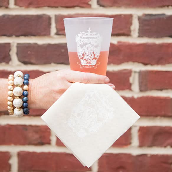 Savannah Crest Frosted Cup Set – Emily McCarthy